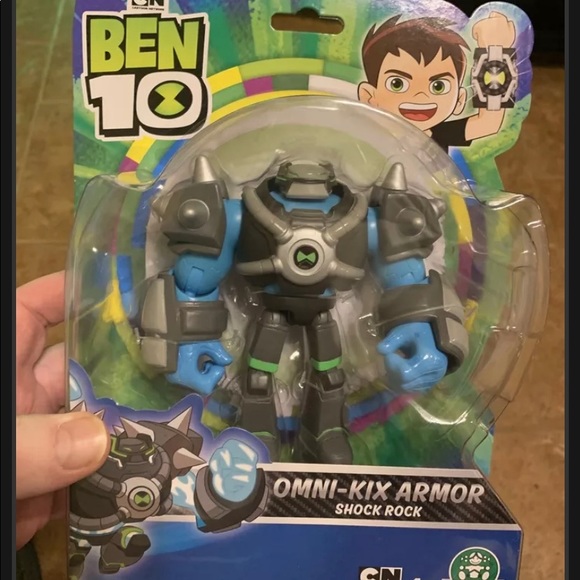 Toys | Ben 1 Omni Kix Armor Shock Rock Figure | Poshmark